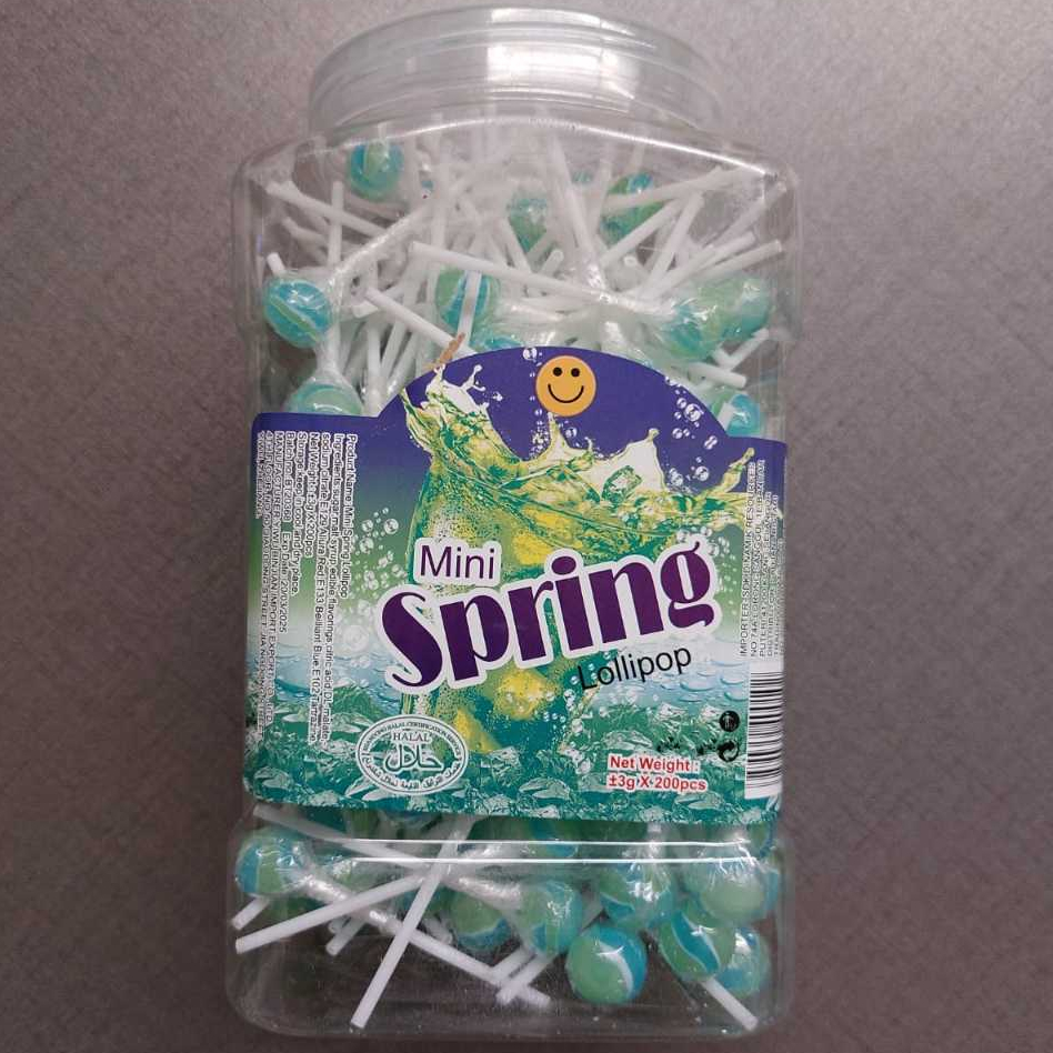 HALAL Hepin 200Pcs Lollipop Mini Lollipop Mixed Fruit Flavor (±3g x 200Pcs) | Shopee Malaysia