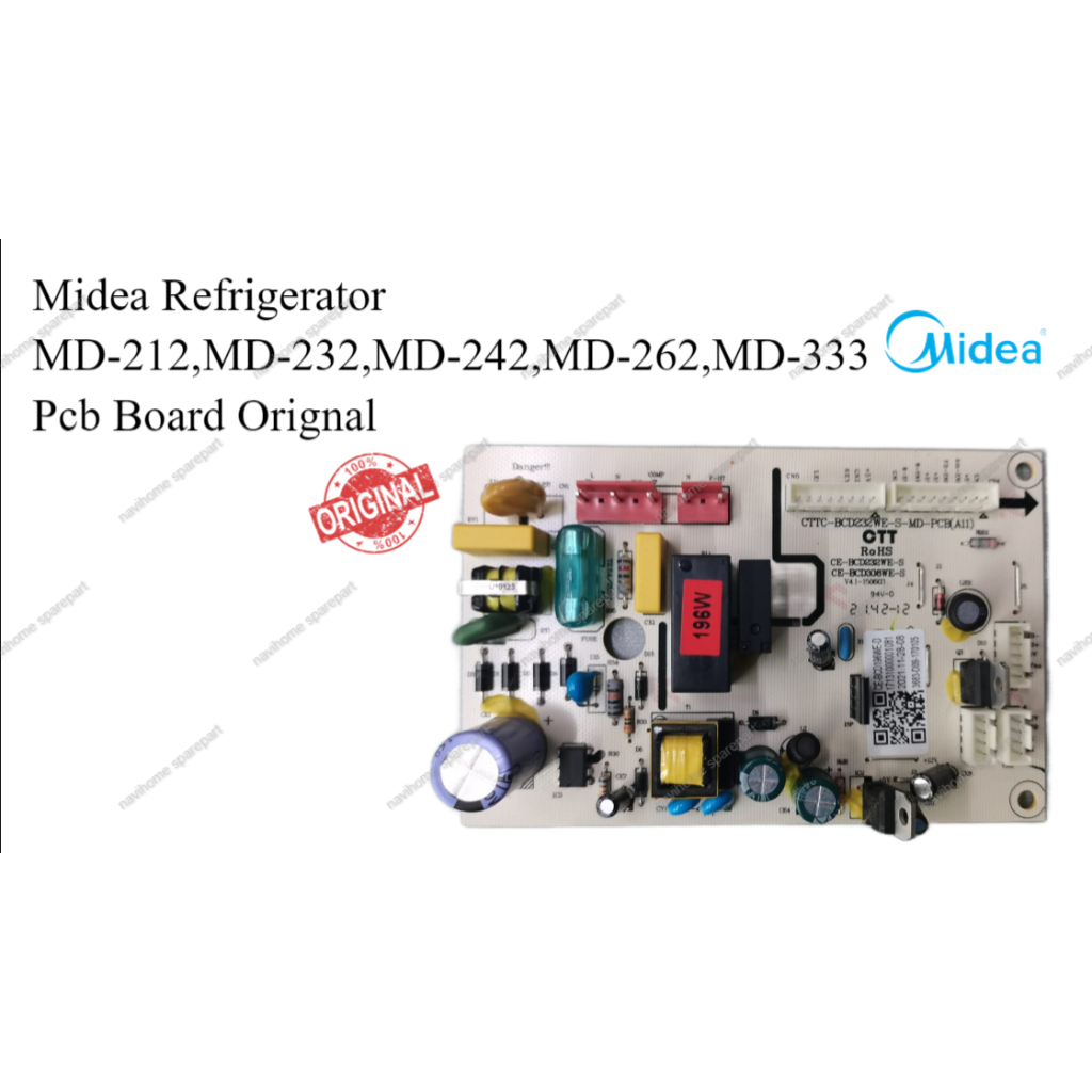 Accessories/Spare Part-MIDEA REFRIGERATOR PCB BOARD MD-212,MD-232,MD ...