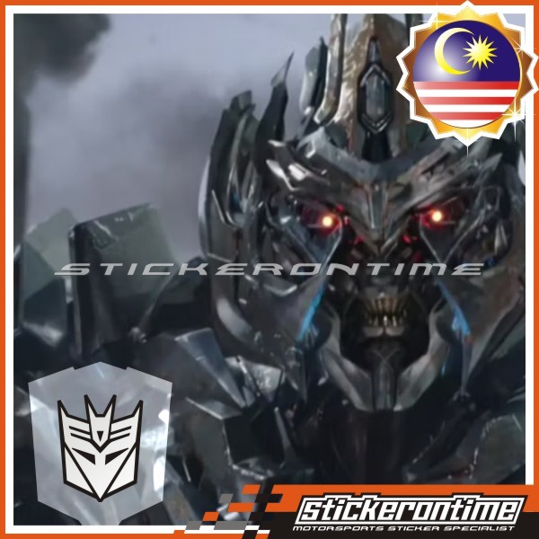 Decepticon Transformers Car Sticker 3M 610 Series reflective sticker ...