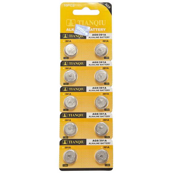 AG8 1.5V Alkaline, 10 pcs of LR1120 Batteries Coin Battery Equivalent ...