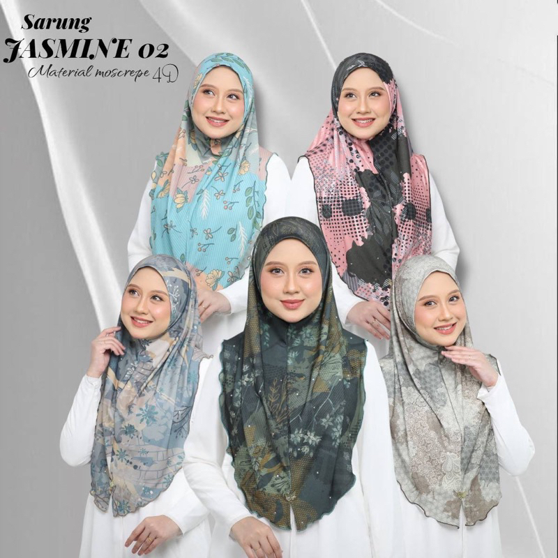 BORONG -SARUNG INSTANT JASMINE MOSCREPE CORAK DIAMOND (PICO) | Shopee ...