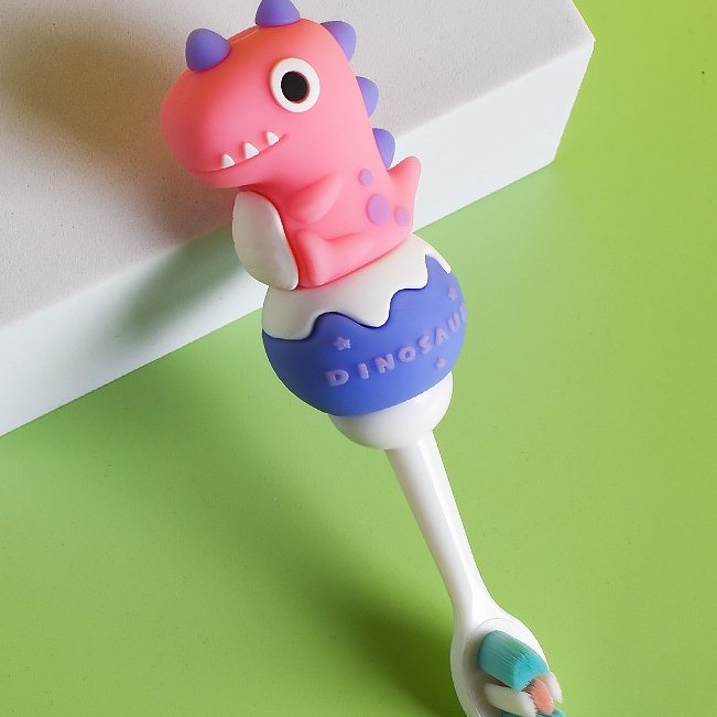 Dino Cute Kids Toothbrush 2-7 Years (Ready Stocks) | Shopee Malaysia