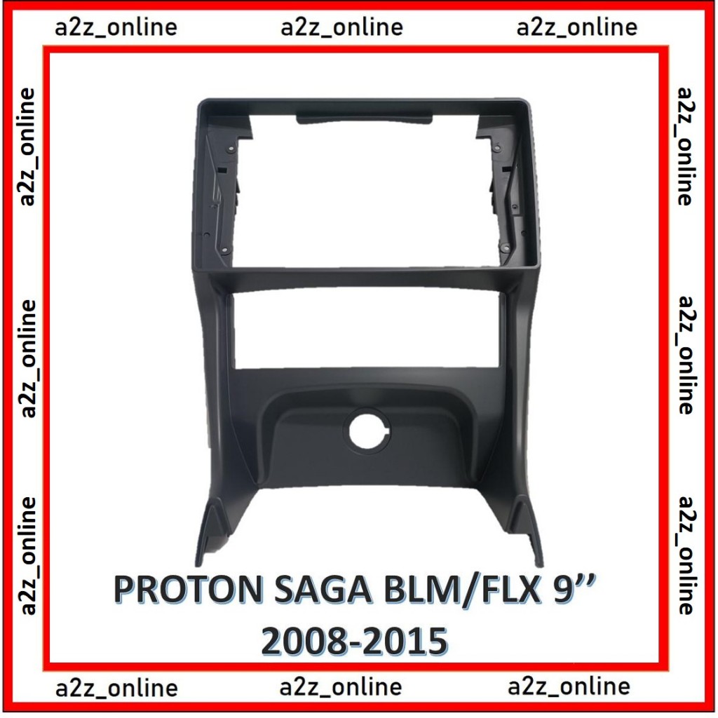 Android Player Casing PROTON SAGA BLM/FLX 9'' 2008-2015 BLACK (WIth PNP ...