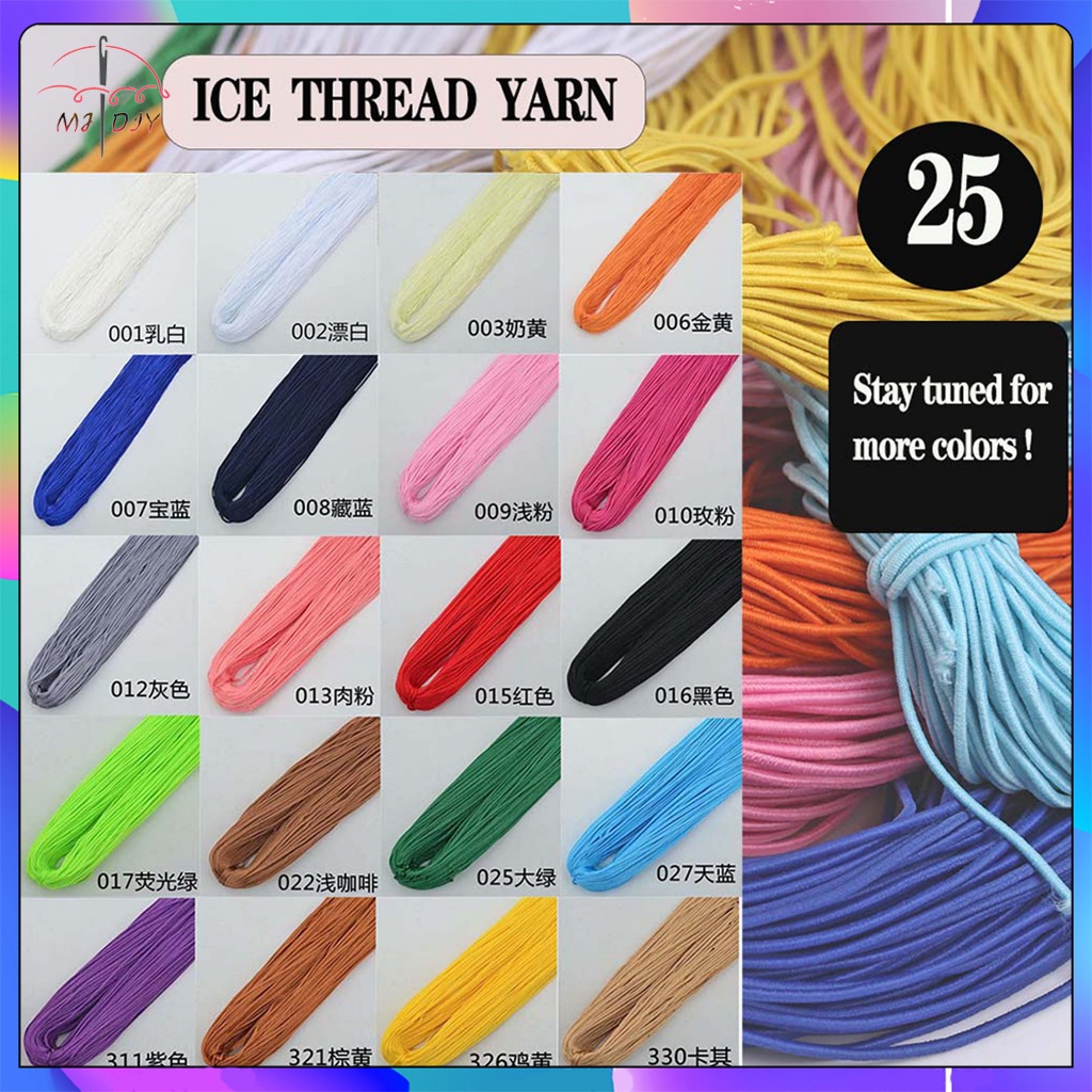 Ready Stock 50g Benang Kait PP 1mm Nylon Ice Thread Yarn Benang Kait ...