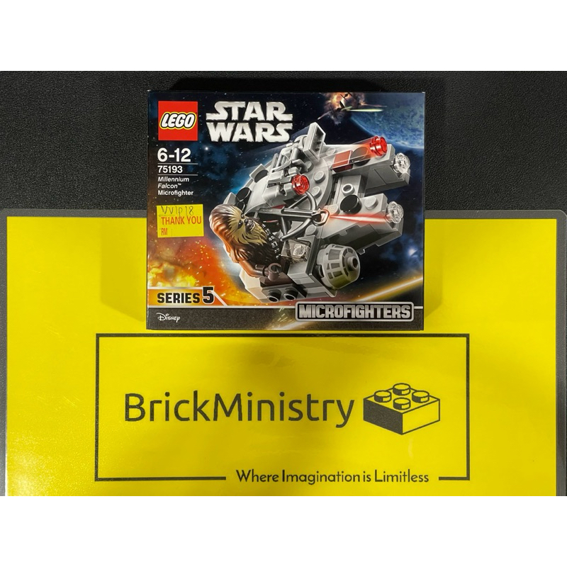 LEGO 75193 Star Wars Millennium Falcon Microfighter | Shopee Malaysia