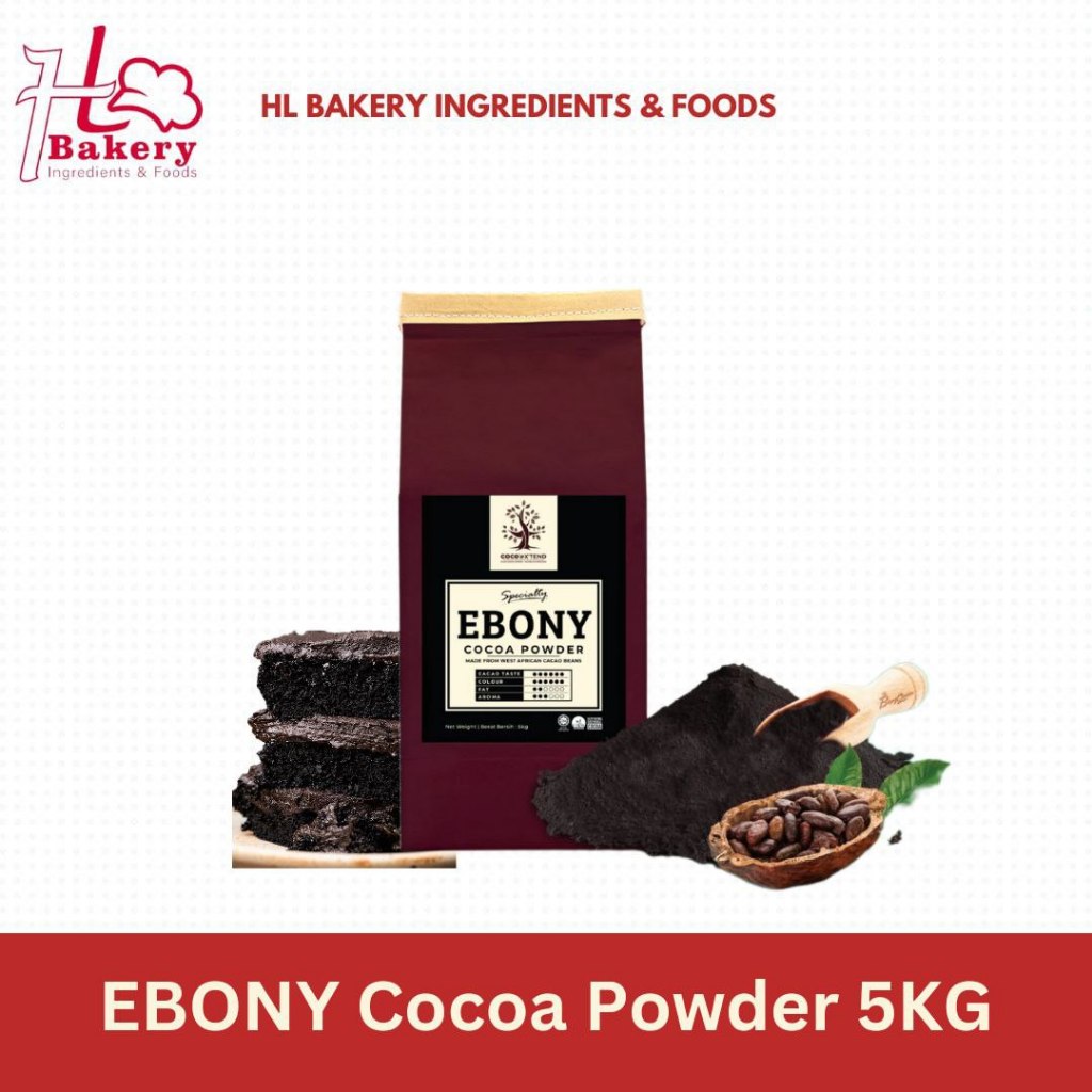 EBONY Dark Cocoa Powder 5kg | Shopee Malaysia