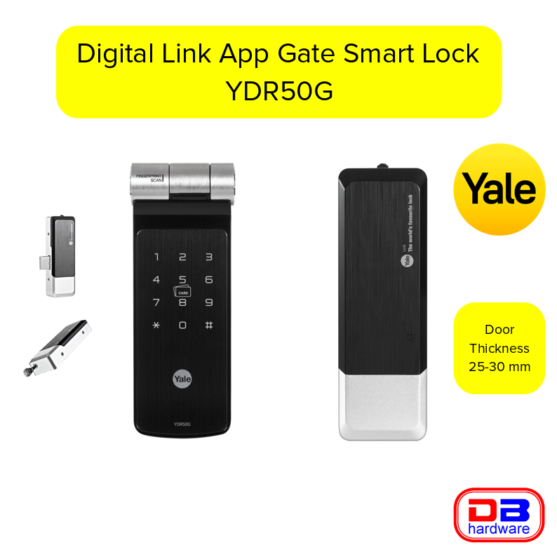 Yale Digital Link App Gate Smart Lock YDR50G | Shopee Malaysia