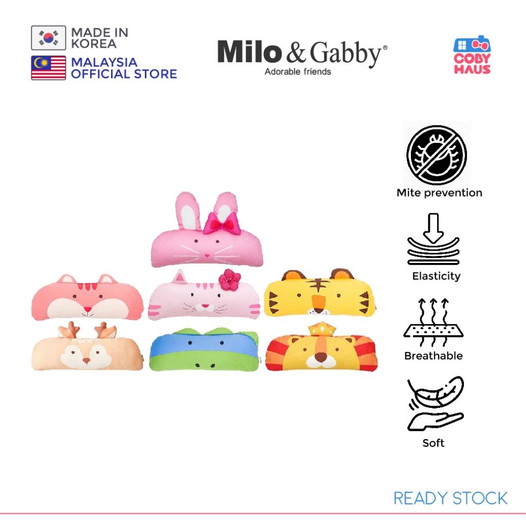 MILO & GABBY Korea Breathable Microfiber Long Pillow | Shopee Malaysia