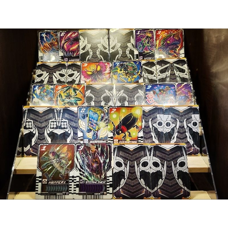 Common/Rare and Legend Rider DX Ride Chemy Trading Card Kamen Rider ...