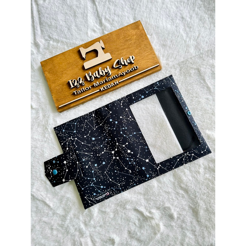 CORAK STAR HITAM cover buku mengandung pink/ buku kesihatan ibu dan ...