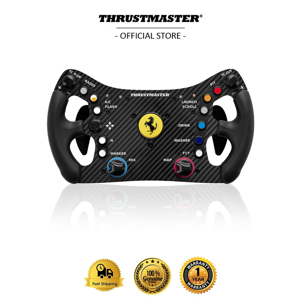 Thrustmaster Ferrari 488 GT3 Wheel Add-On, Racing Wheel Rim, PC, PS5 ...