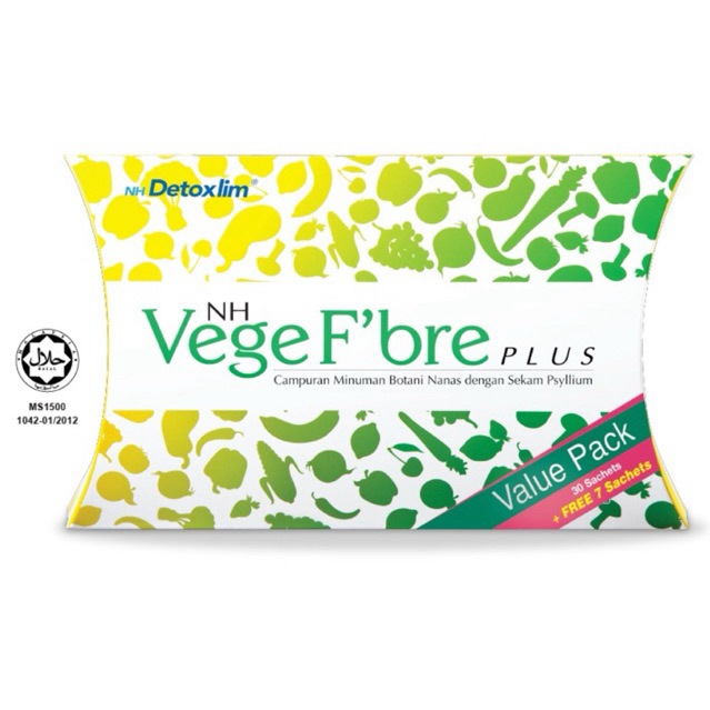NH Vege F'bre Plus 30's +7's with free gift (Exp:4/2027) | Shopee Malaysia