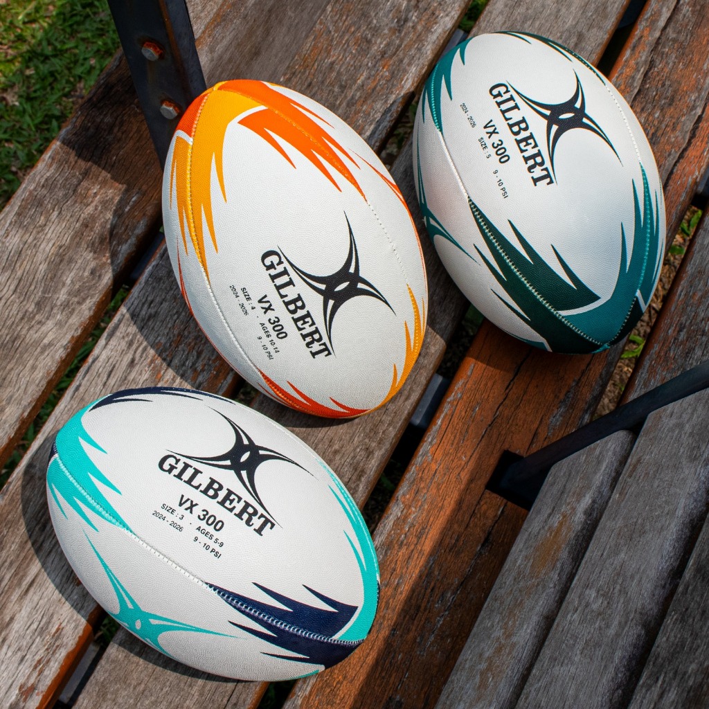 [SIZE 3,4,5] GILBERT VX300 / COBRA RUGBY BALL MSSM BOLA RAGBI TRAINING ...
