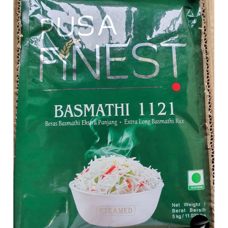 Beras Basmati Pusa Finest 1121 5kg | Shopee Malaysia