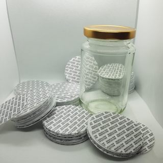 63/65mm - Press & Seal Cap Liners Pressure Seal Bottle Foam Safety ...