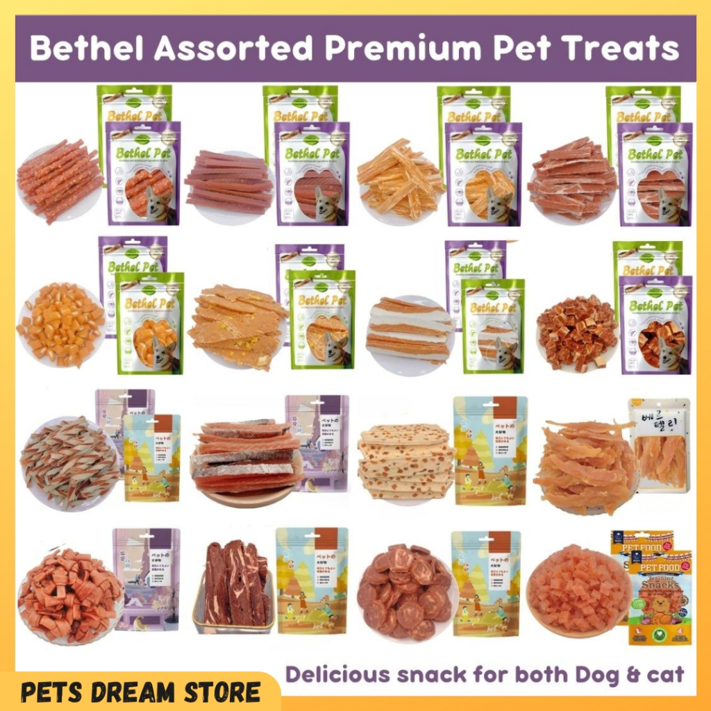 Bethel Assorted Premium Dog snack Cat treats Chicken Duck jerky Dog ...