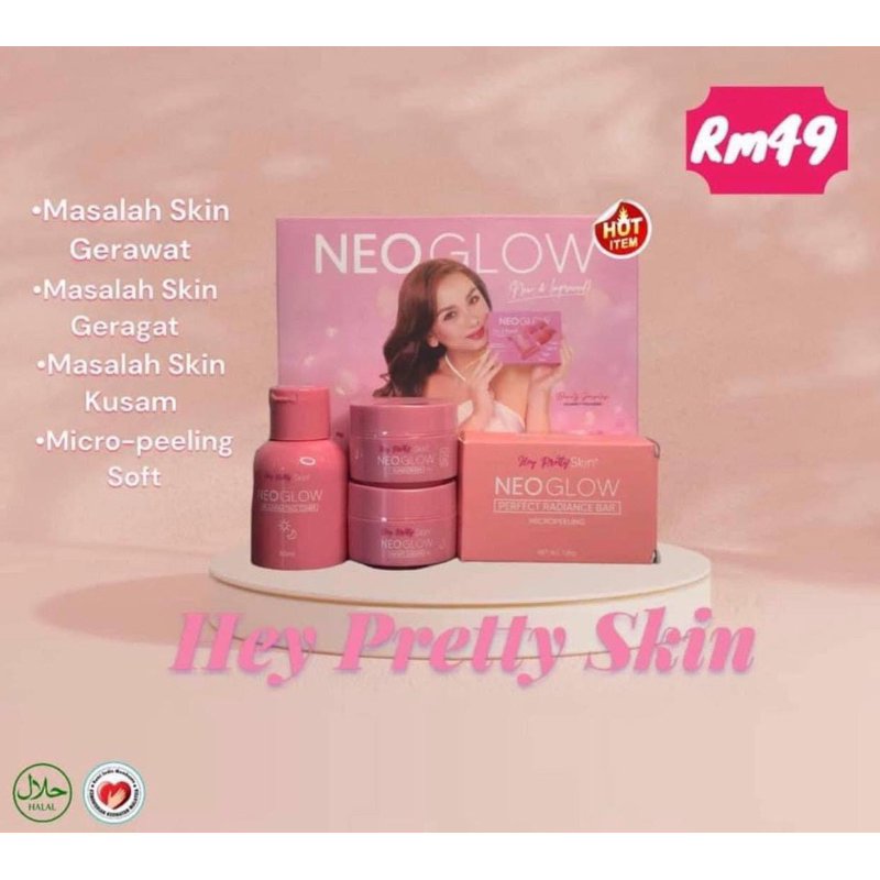 Rejuvenating Set NEO GLOW By Hey Pretty Skin Original | Shopee Malaysia