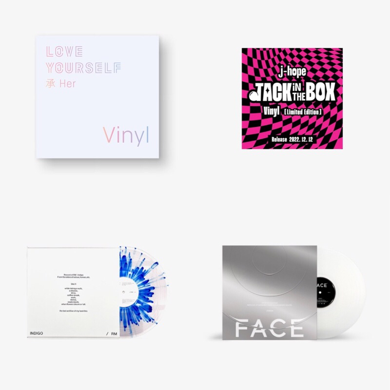 BTS - Golden / Layover / D-Day / Face / Indigo / Jack In The Box / Love ...