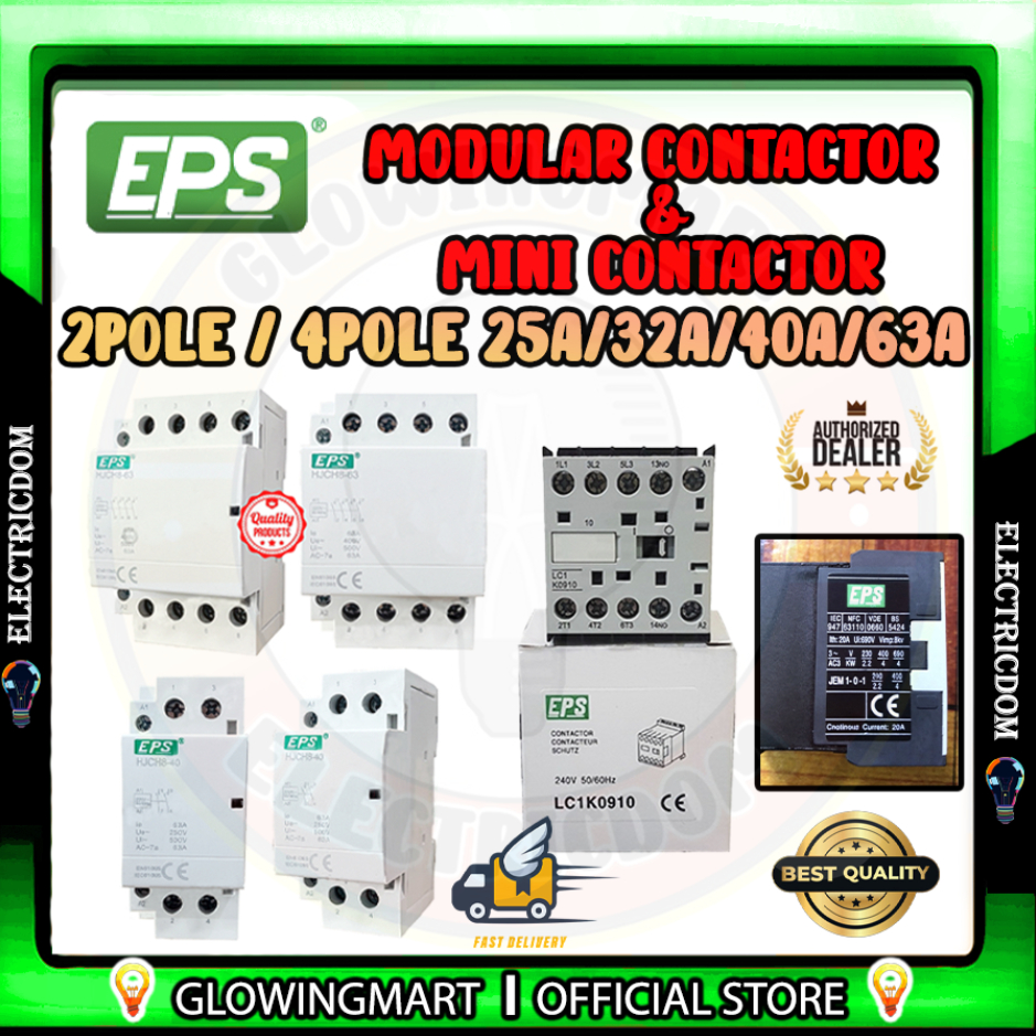 EPS MODULAER CONTACTIOR & MINI CONTACTOR HJCH8 Series LC1K0910 40A 63A ...