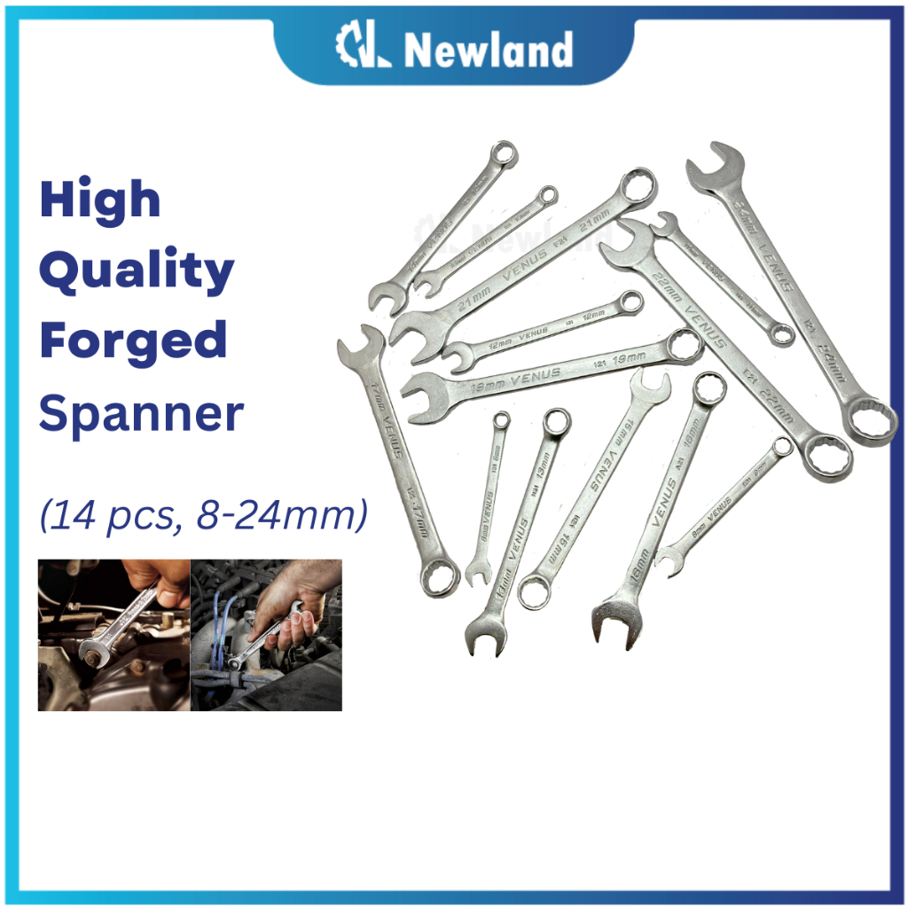 Venus Spanner / Spanar Venus / Combination Wrench / Common Ring Spanner ...