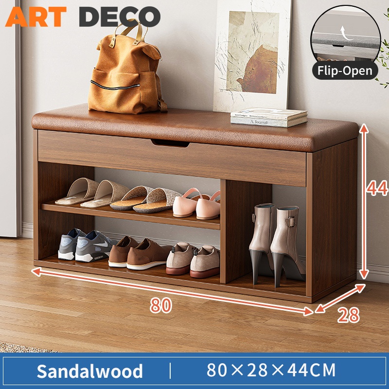 Shoe Storage Bench Shoe Rack Shoe Cabinet Storage Stool Rak Kasut Shoe ...