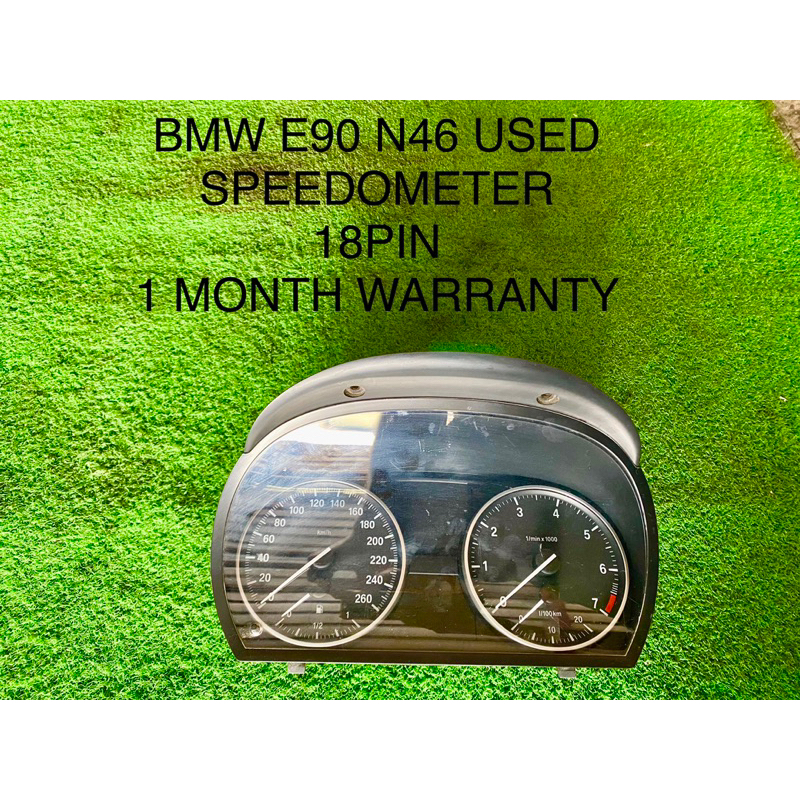BMW E90 3SERIES N46 2.0L SPEEDOMETER (USED) 18PIN ORIGINAL | Shopee ...