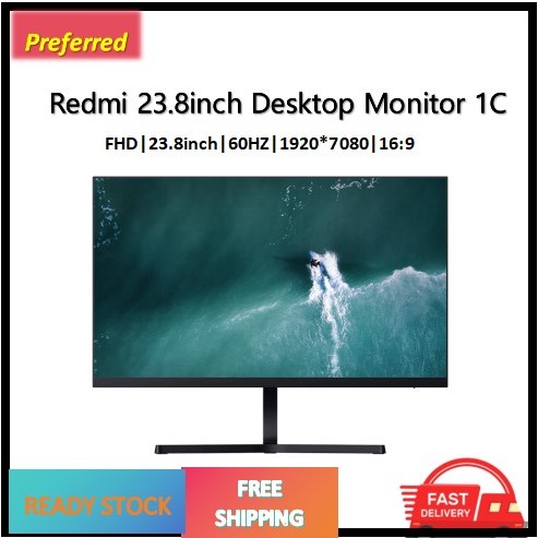Redmi 23.8inch Desktop Monitor 1C IPS FHD Display 60Hz Low Blue Light ...
