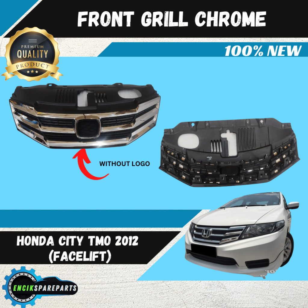Honda City GM2 / TMO 2012 Facelift Front Grille Chrome New High Quality ...
