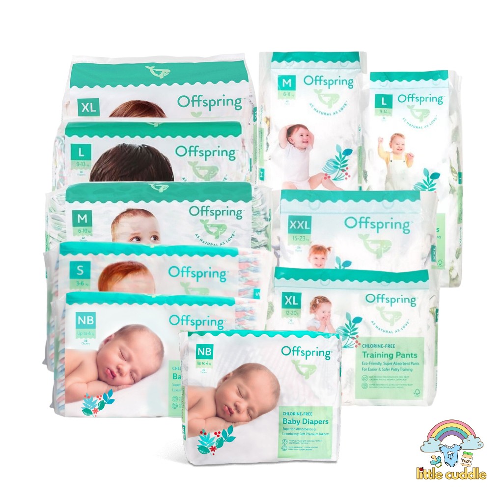 OFFSPRING CHLORINE-FREE BABY DIAPERS | Shopee Malaysia