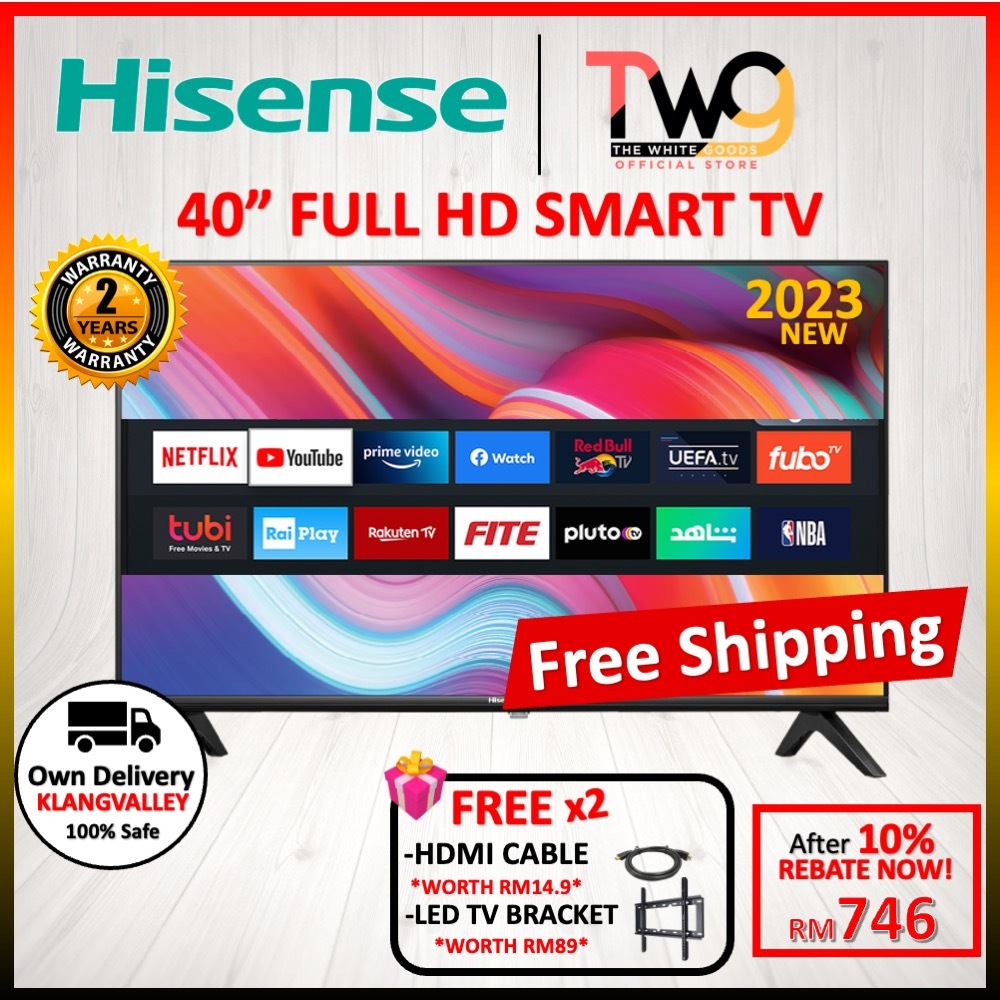 [FREE SHIP + GIFT] Hisense 32" / 40" /43" Vidaa Smart Full HD MYTV ...