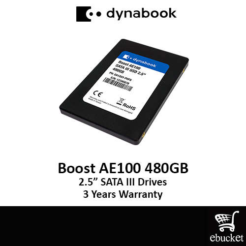 DYNABOOK Boost AE100 2.5” SATA III SSD Drives 480GB | Shopee Malaysia