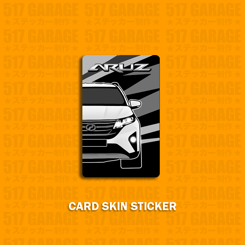 PERODUA ARUZ STICKER FOR TNG/ATM/NFC/BANK CARD/ACCESS PARKING ...