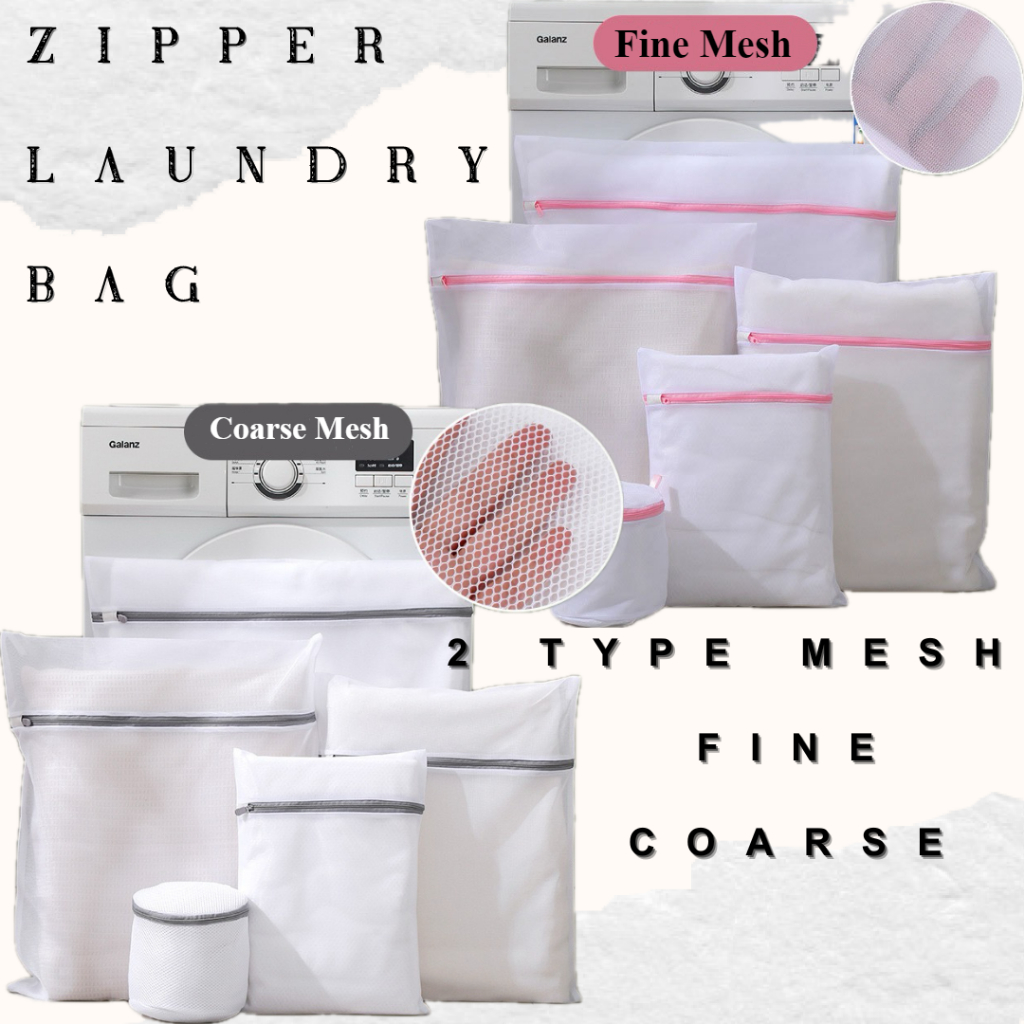 [READY STOCK] Beg Dobi Berzip Tebal Jaring Kasar & Halus - Coarse ...