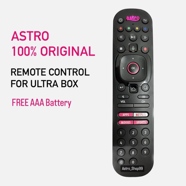 READY STOCKS !!! Astro Original Ultra Remote Control | Shopee Malaysia