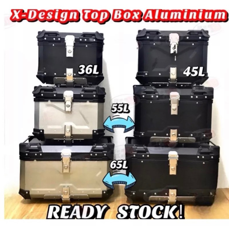 ALUMINIUM TOP BOX PREMIUM-X CNC ALLOY IMPORT 28-65 LITER ALL MODEL ...