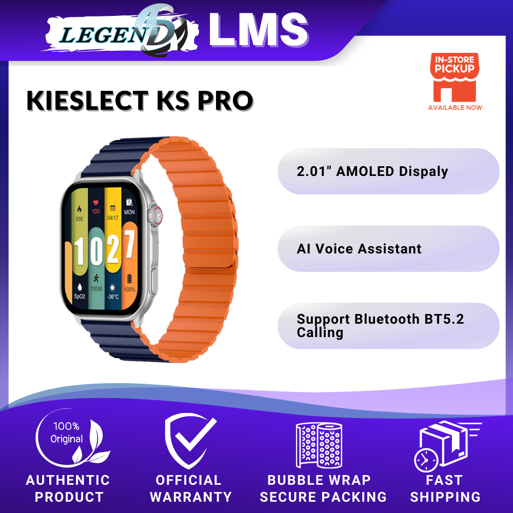 Kieslect KS Pro Original Smartwatch Smart Calling Watch Bluetooth Calls ...
