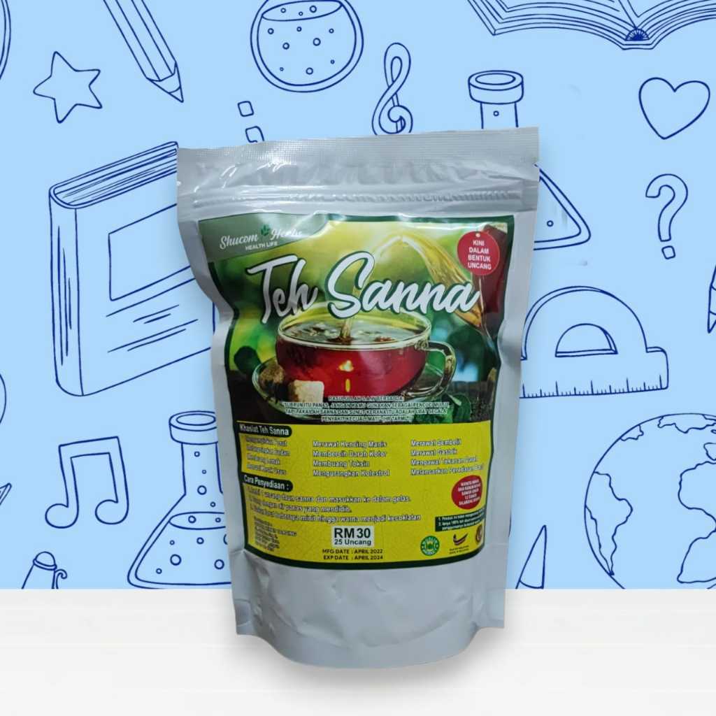 TEH SANNA SENNA 💥25 UNCANG 💥100% DAUN SANNA 💥DAUN SENNA💥 | Shopee Malaysia