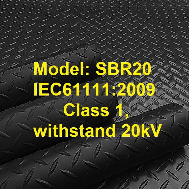 Electrical Insulating Mat 5mm x 1m x 5m/6m/7m/8m/9m/10m, SBR20 ...