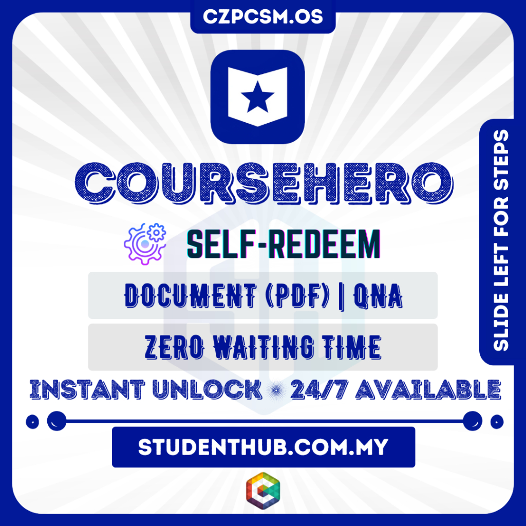 [INSTANT] Course Hero Unlock | Coursehero unblur | Coursehero answer ...
