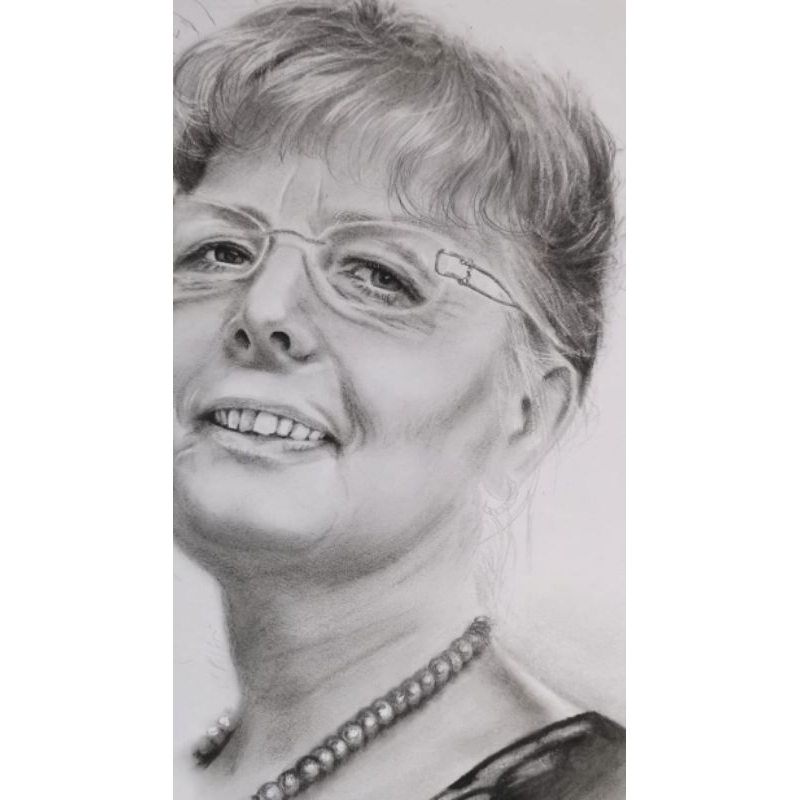 potret drawing #lukisan realistik # | Shopee Malaysia