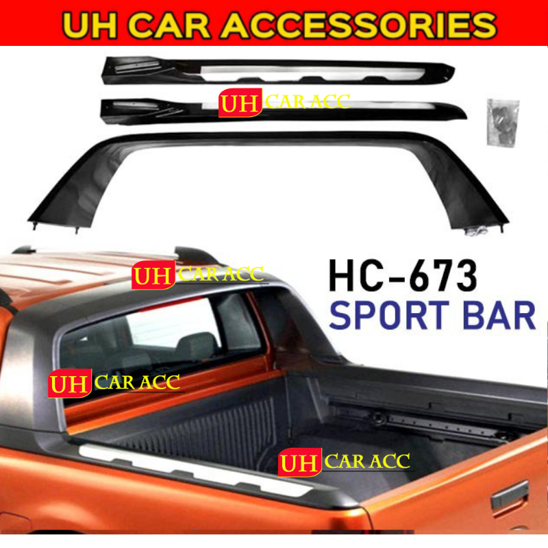 FORD RANGER WILDTRAK RAPTOR T6 T7 T8 2012-2022 ABS STYLING BAR SPORT ...