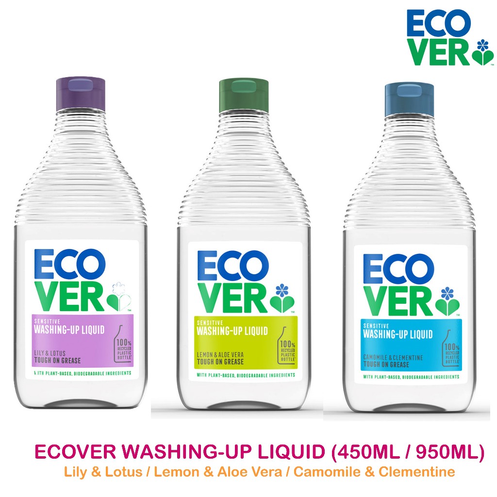 ECOVER Dish Washing-Up Liquid (450ml / 950ml) | Shopee Malaysia