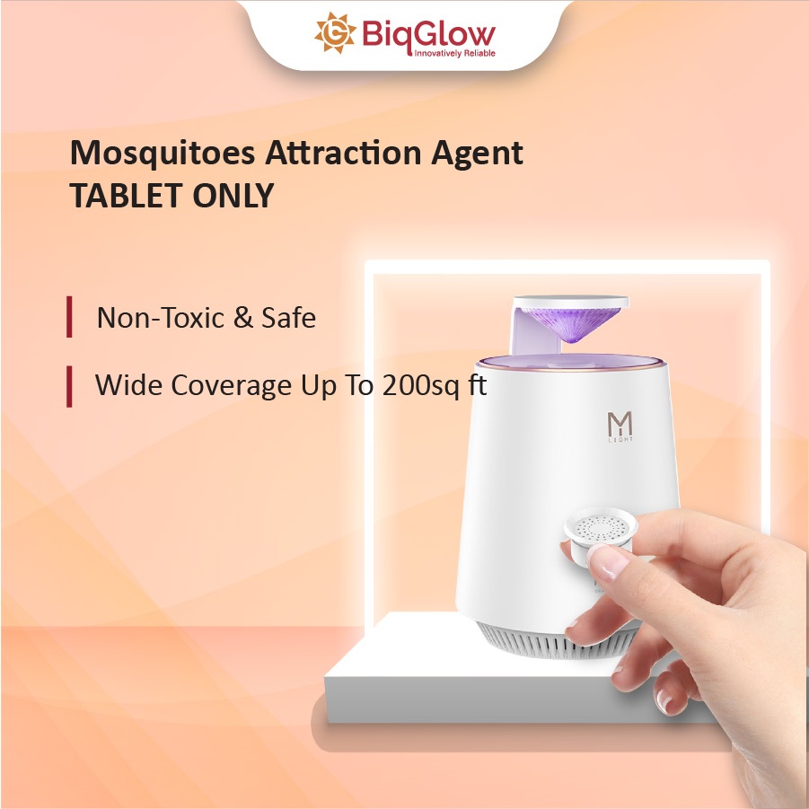 BiqGlow【Mosquitoes Attraction Agent】Tablets ONLY - MozzieGlow Mosquito ...