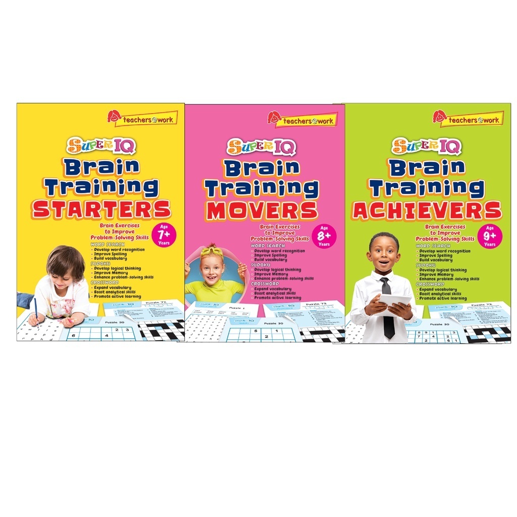 Super IQ Brain Training Books 1-3 | Skill-based | Primary School ...