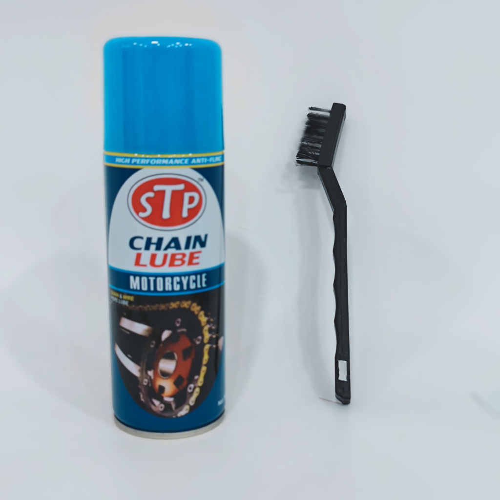 STP CHAIN LUBE CHAIN CLEANER CHAIN BRUSH MOTORCYCLE SPRAY RANTAI MOTOR ...