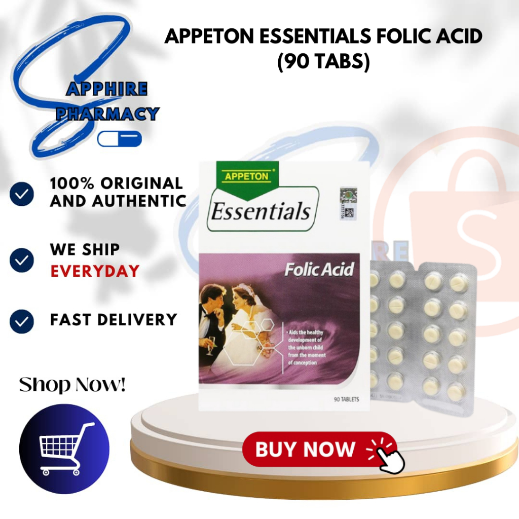 APPETON ESSENTIALS FOLIC ACID (90 TABS) | Shopee Malaysia