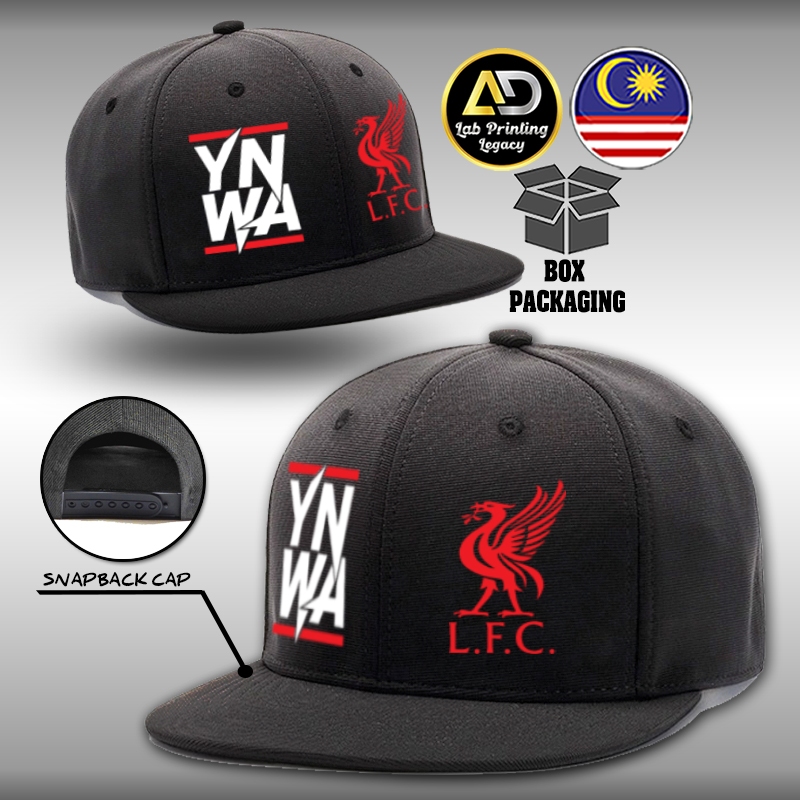 Liverpool YNWA Snapback Baseball Cap Cool Mesh Black EPL LFC THE REDS ...