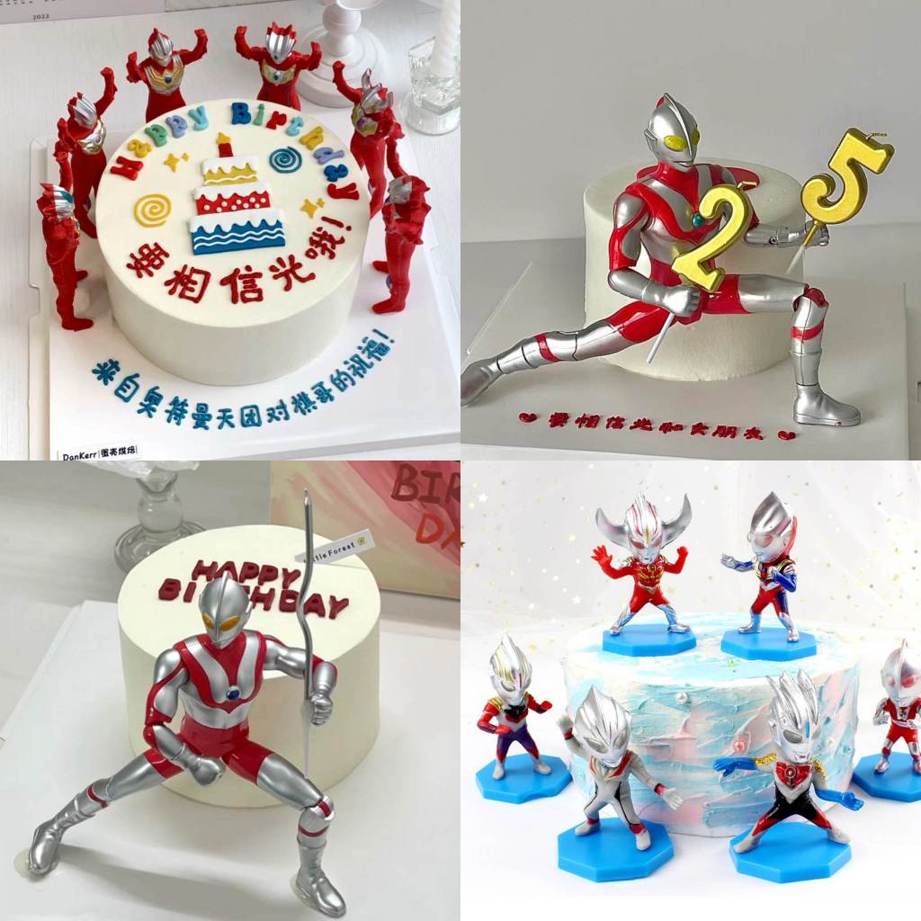 Ultraman Cake Decoration Ultraman Cake Topper Ultraman Figurine Doll ...