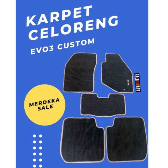 [MERDEKA SALE]Karpet Celoreng Evo3 Custom Wira Sedan & Wira Aeroback ...