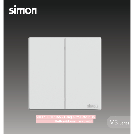 SIMON[European Brand] M3 Series White Switch / Switches & Socket Outlet ...